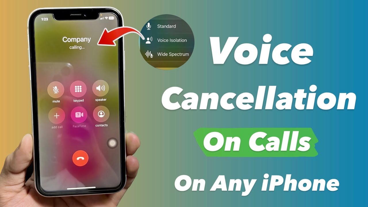 How to Enable Voice Cancellation on iPhone Calls - Reduce Background ...