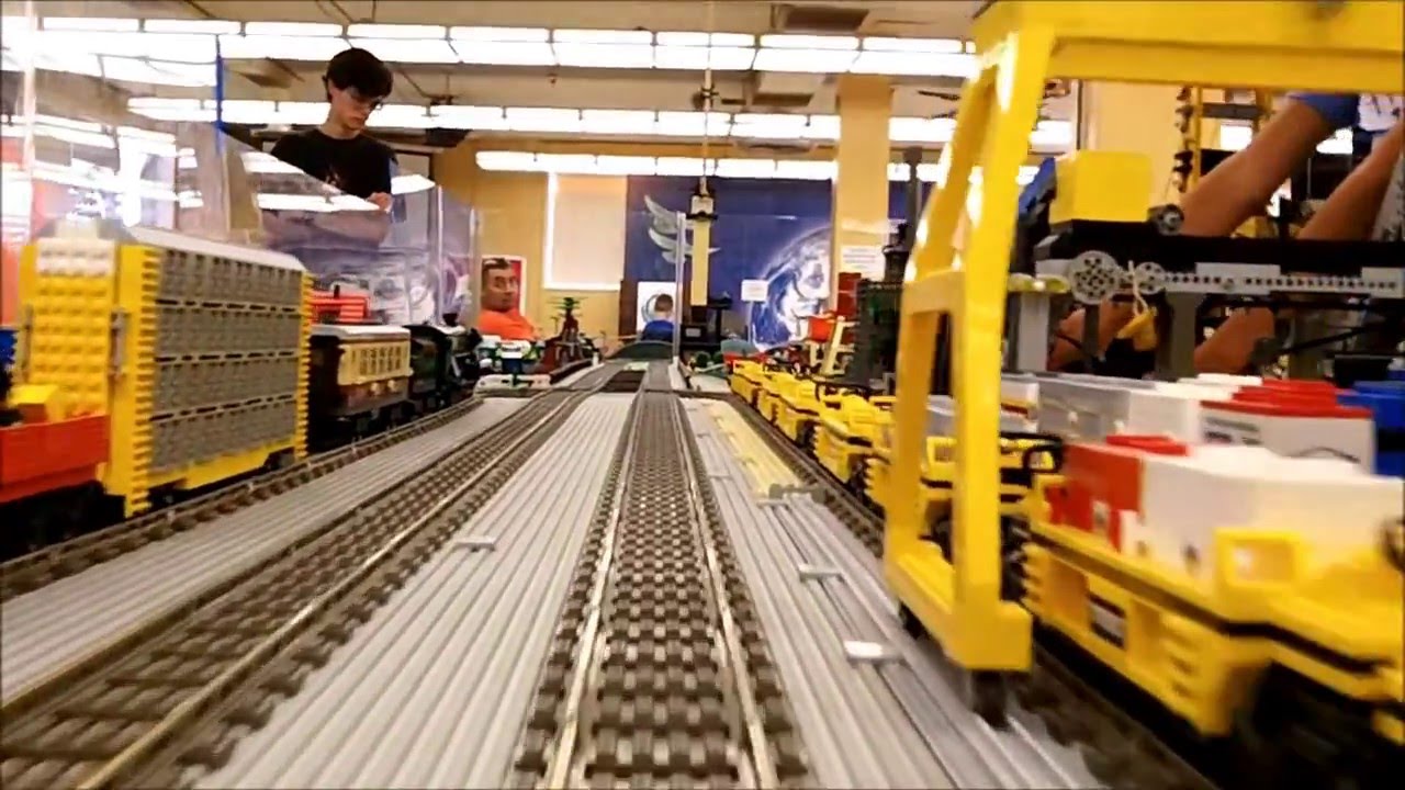 Lego Train Ride with Train Cam - YouTube