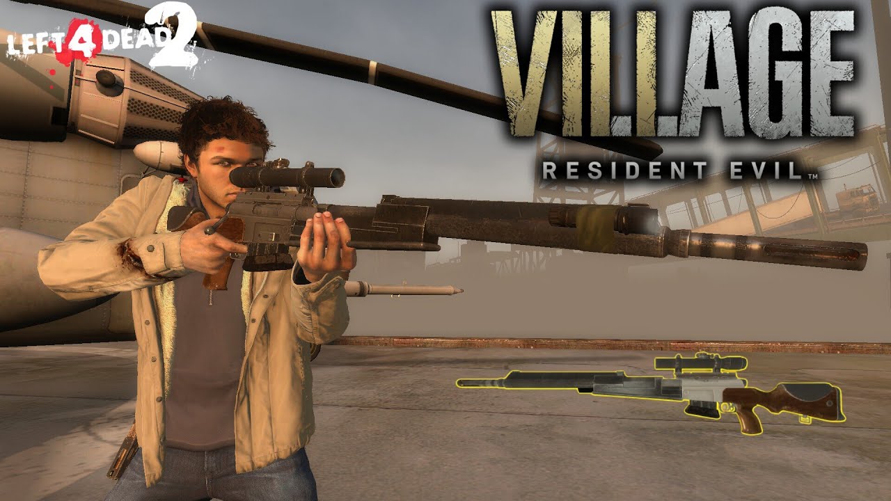 Left 4 Dead 2 Resident Evil Village MAS FR F2 (CSS AWP) with RE8 Ethan ...