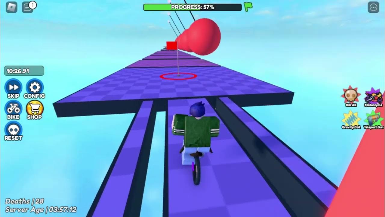 Roblox obby ALE na ROWERZE - YouTube