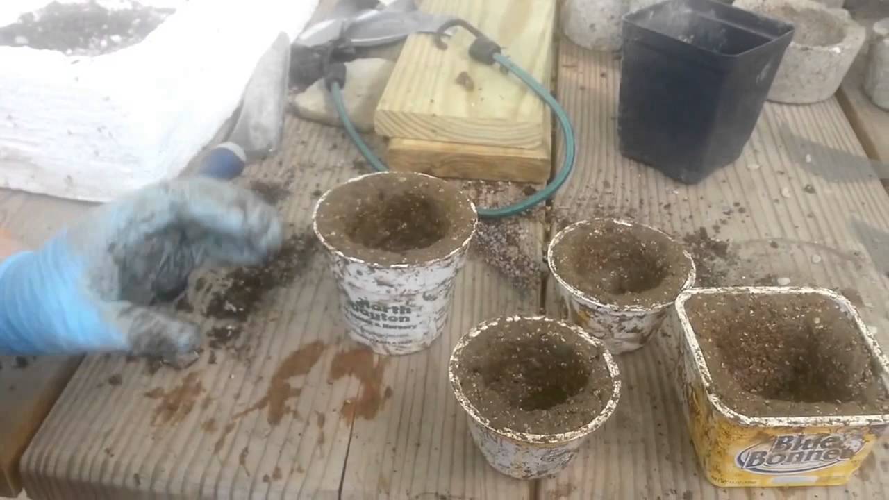 The Hypertufa Gardener Tips_Using Up Leftover Mix - YouTube