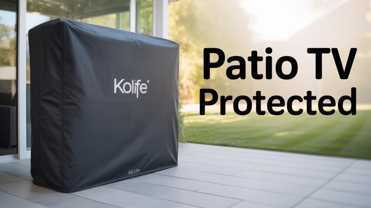 The Best Outdoor TV Cover for Your Patio TV - YouTube