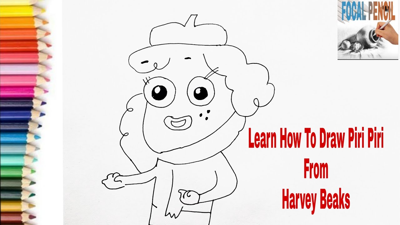 Learn How To Draw Piri Piri from Harvey Beaks - YouTube