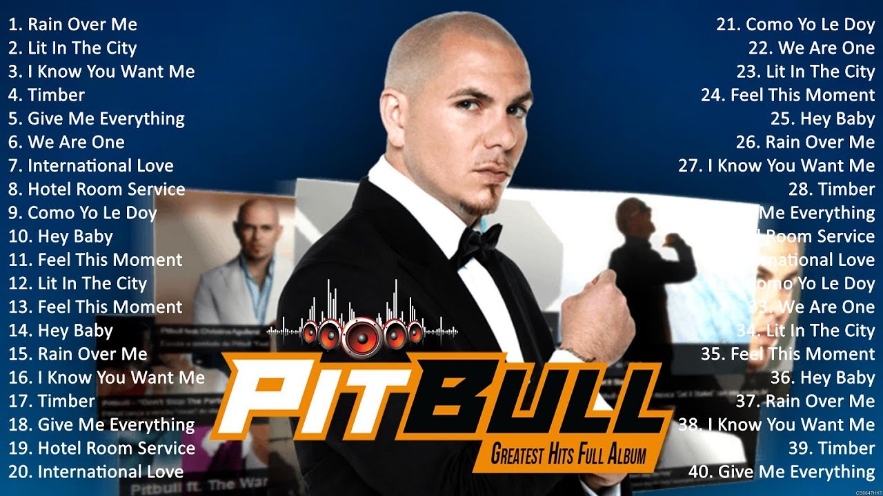 The Best Of PitBull Songs New Album ~ Pitbull Greatest Hits Full ...