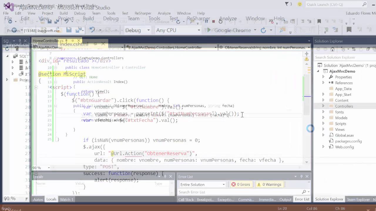 Ajax Mvc Youtube