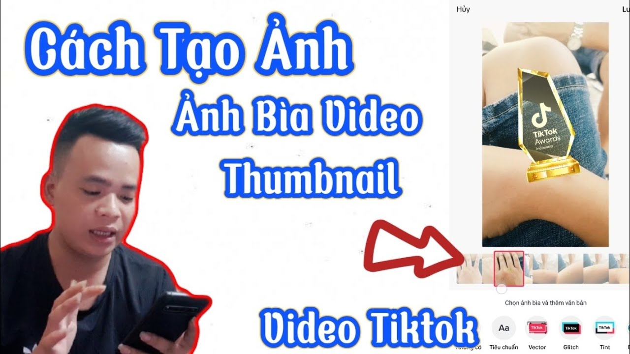Cách tạo ảnh bìa , thumbnail cho video trên Tiktok | thumbnail for ...