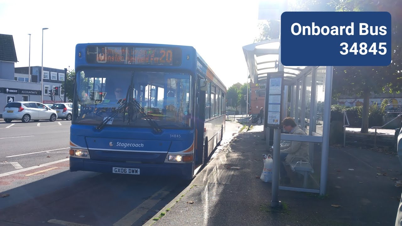 Onboard Stagecoach Bus 34845 | Dennis Dart - YouTube