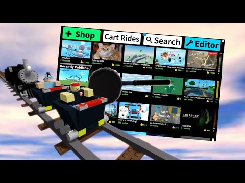 The Roblox Create A Cart Ride Experience - YouTube