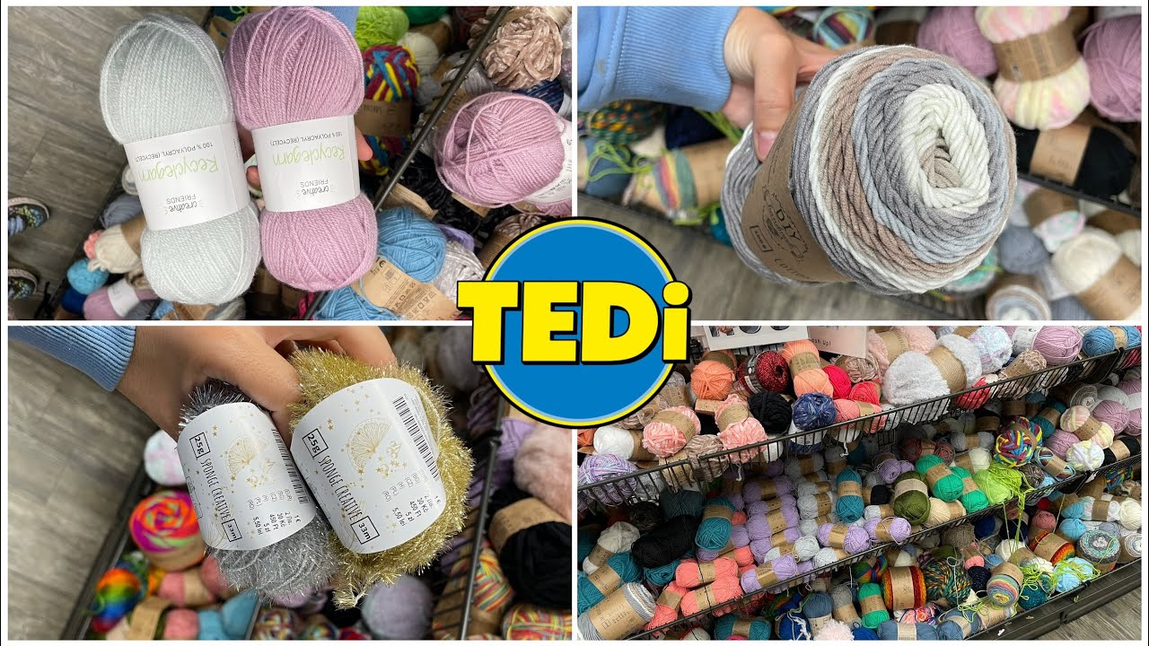 TEDI HAUL LIVE NEUHEITEN 🧶Wolle, Garn | MIT MIR EINKAUFEN 🧶+ Neue ...