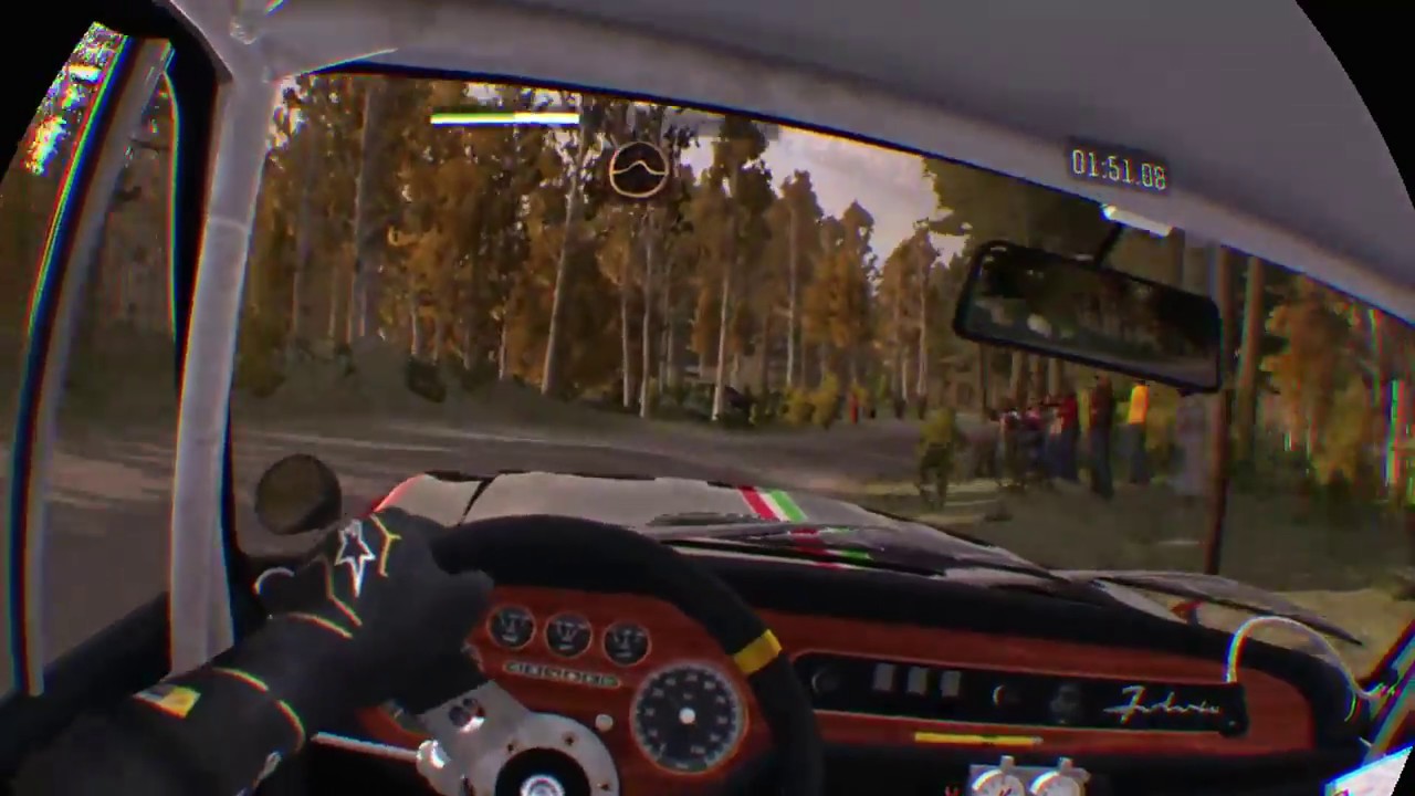 DiRT Rally /w PSVR (Finland, Lancia Fulvia HF) - YouTube