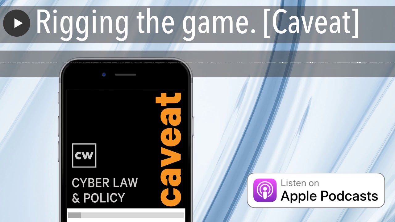 Rigging the game. [Caveat] - YouTube