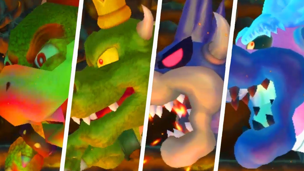Evolution of Best New Super Mario Bros. Wii Bowser Boss Battles - YouTube