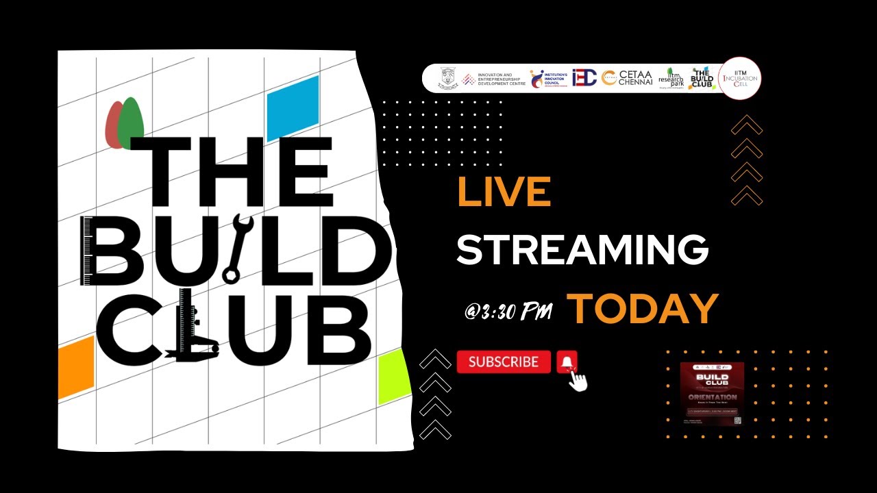 Build Club Orientation | IEDC | IgnitES - YouTube