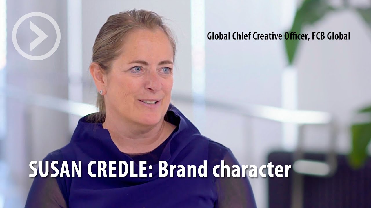 SUSAN CREDLE: Brand character - YouTube