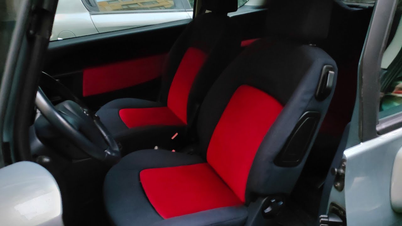 Peugeot 1007 custom cameleo seats upholstery , tapicerka na fotele ...