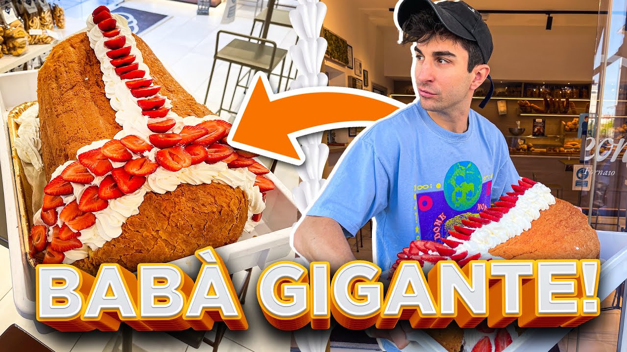 HO CUCINATO IL BABA' PIU' GRANDE AL MONDO! GUINNESS WORLD RECORD - YouTube