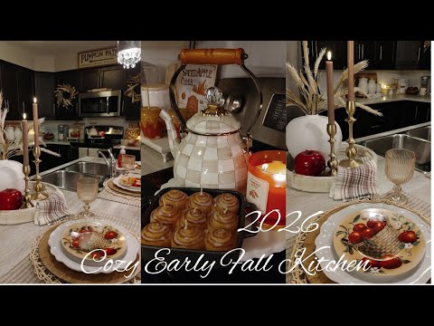🍂🍎NEW🍎 🍂2026 DECORATE MY KITCHEN FOR FALL🍎🍂🍁