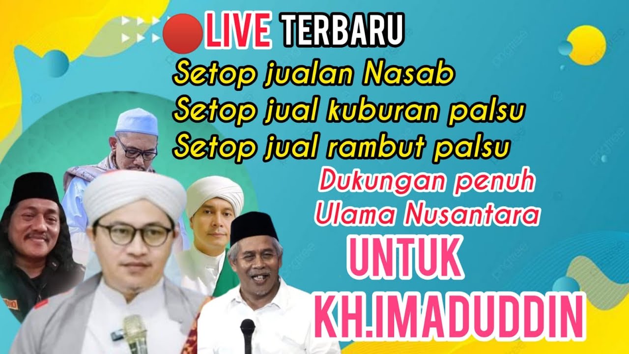 🔴LIVE KH.IMADUDDIN}SAYA TIDAK TAKUT - YouTube