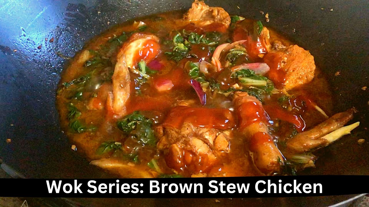 ASMR COOKING SHOW *WOK SERIES | BROWN STEW CHICKEN | FOOD/AMBIENT ...