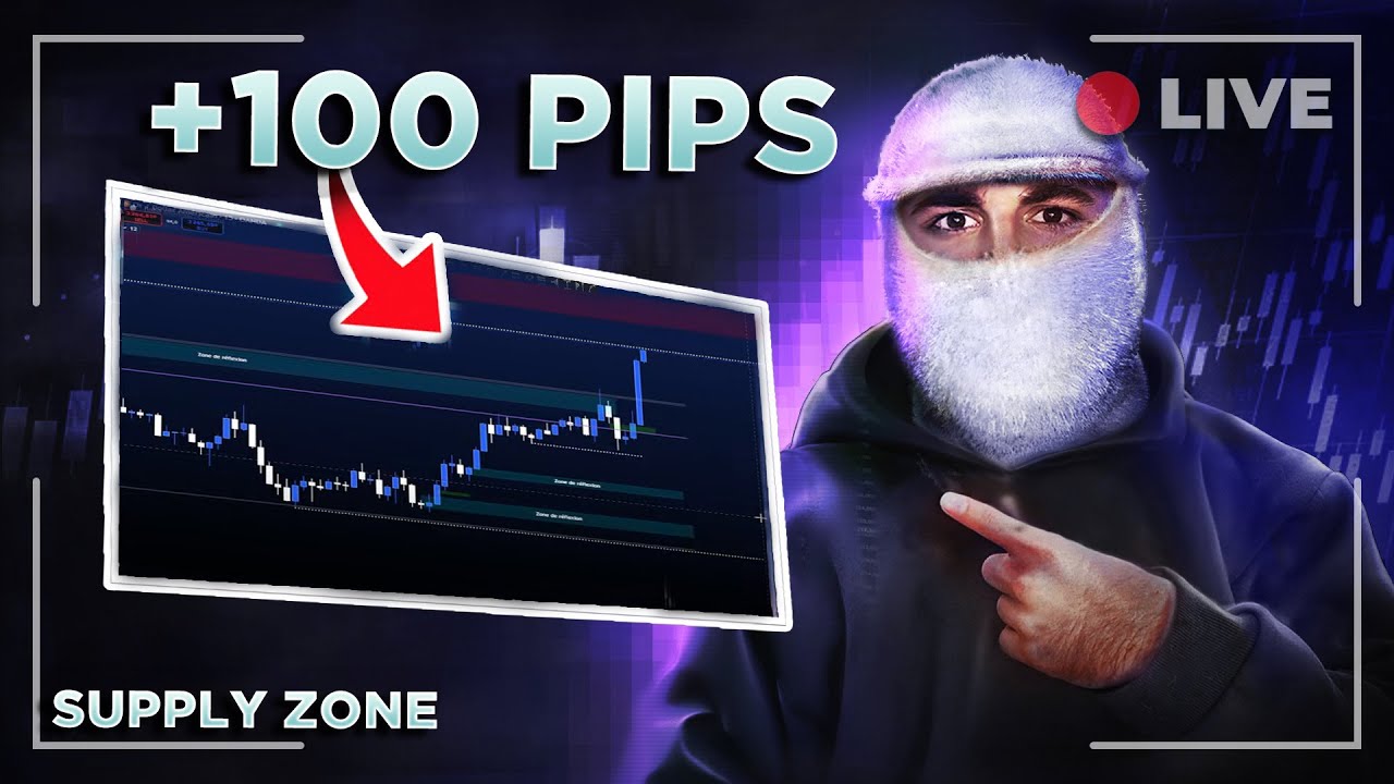 🔴 +100 Pips en Direct : Réaction sur Supply Zone - YouTube