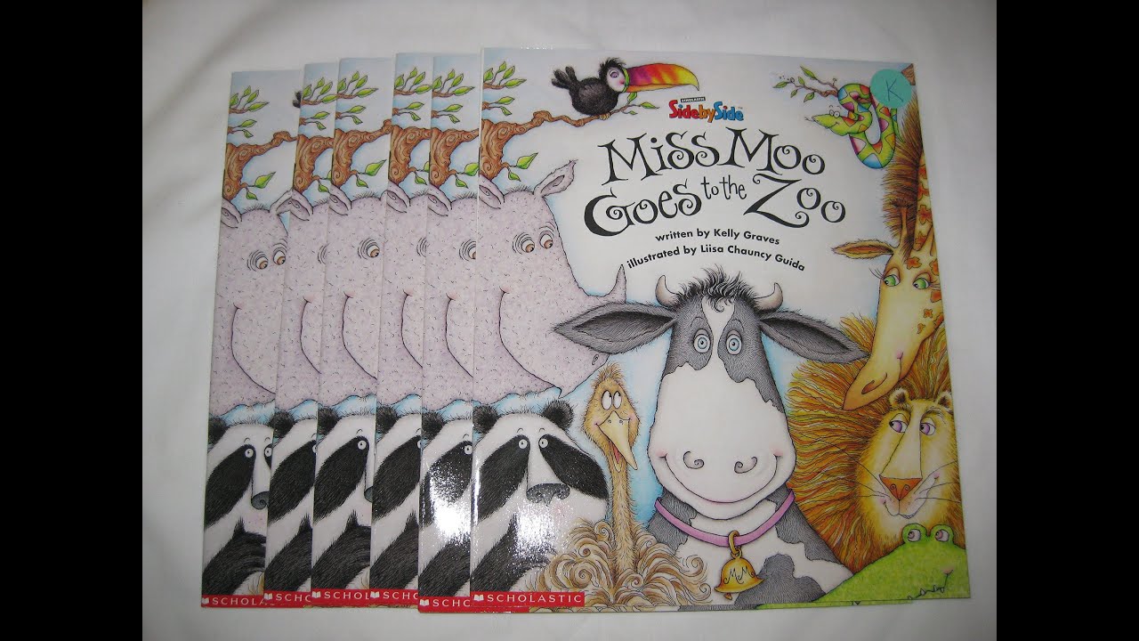Miss Moo goes to the Zoo - Storytime with Renu - YouTube