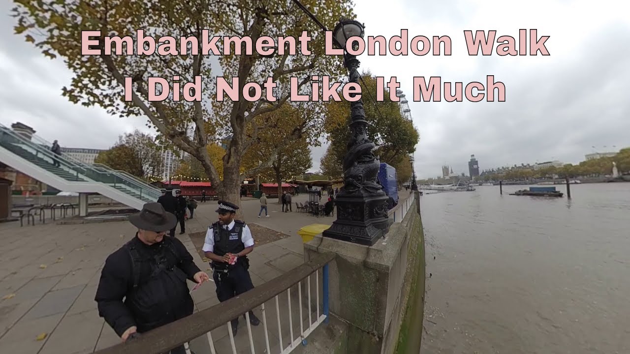 Embankment London Insta360 One X Walk - YouTube