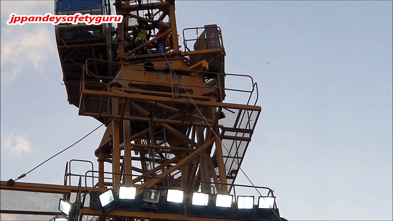 Tower Crane Operator Rescue Mock-drill #jppandeysafetyguru - YouTube