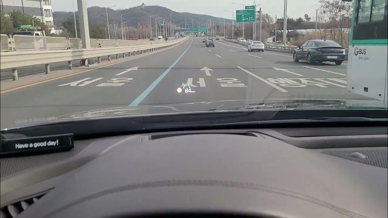 올뉴K7 ASCC,LDWS 차량에 LKAS 멀티펑션카메라만 교체 활성화 주행 테스트 - YouTube