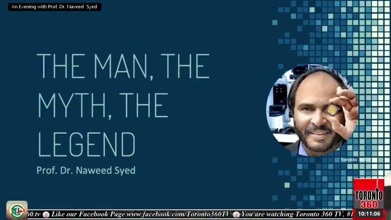 An Evening with Prof. Dr. Naweed Imam Syed | Toronto 360 TV - YouTube