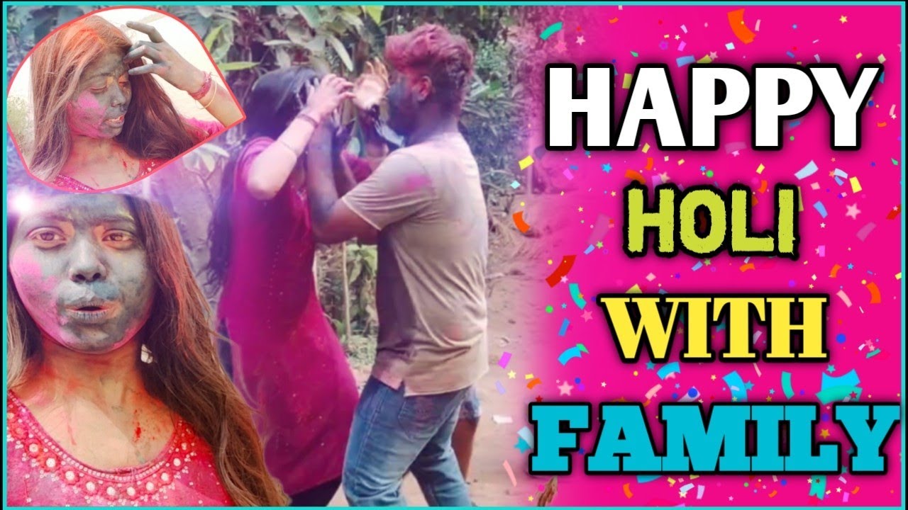 Holi Special 😍My Village Holi 🥰 #vlog #youtubevideo #enjoy #holi # ...