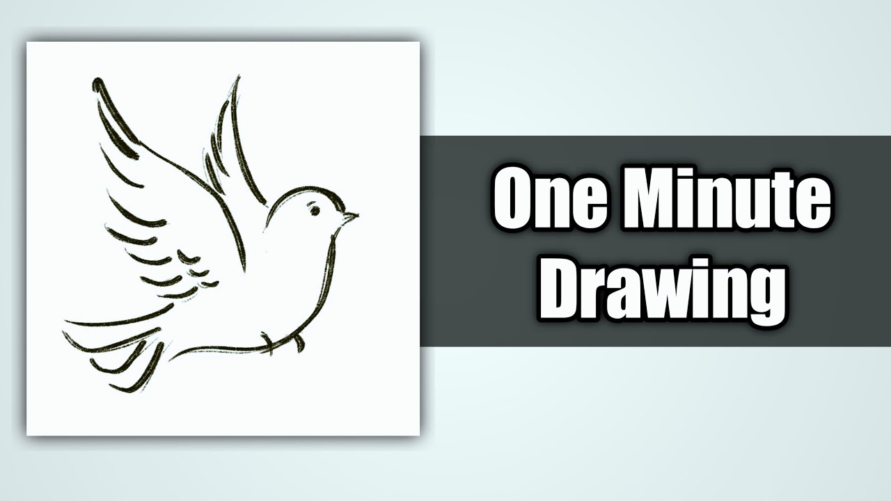 How to Draw || One Minute Drawing || J A ARTS || step by step tutorial ...
