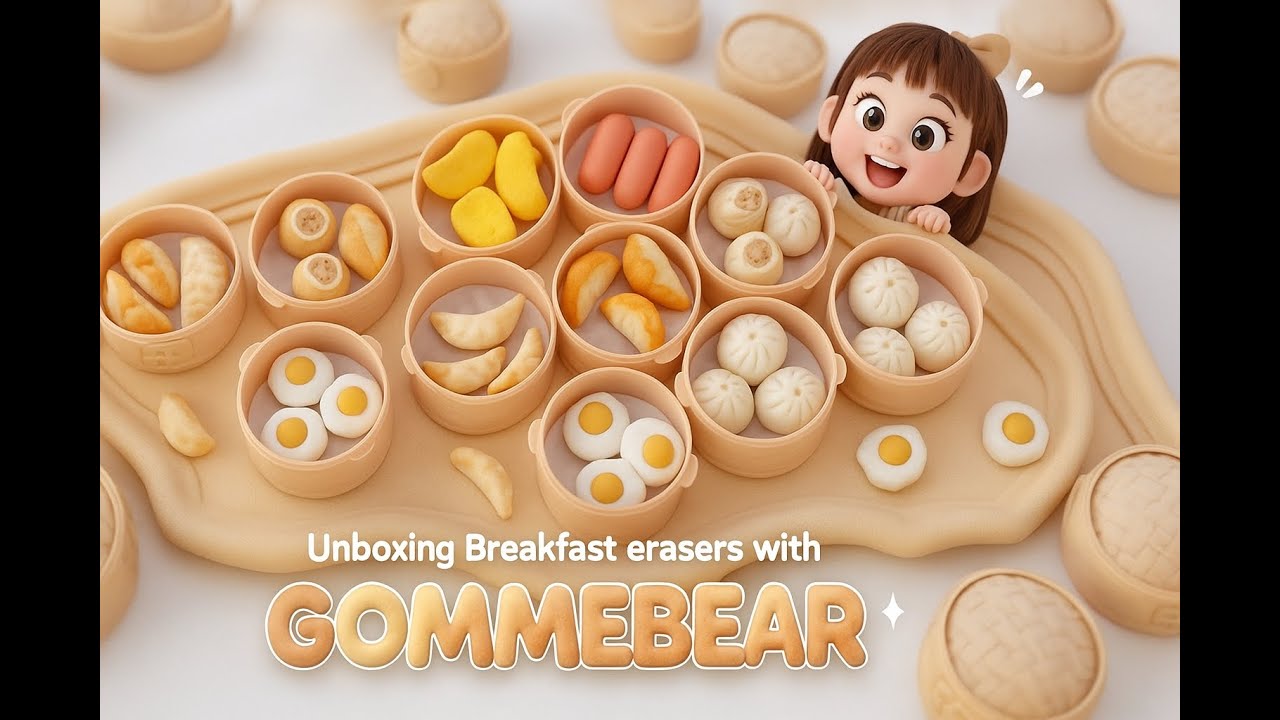 Breakfast Erasers Surprise! - YouTube