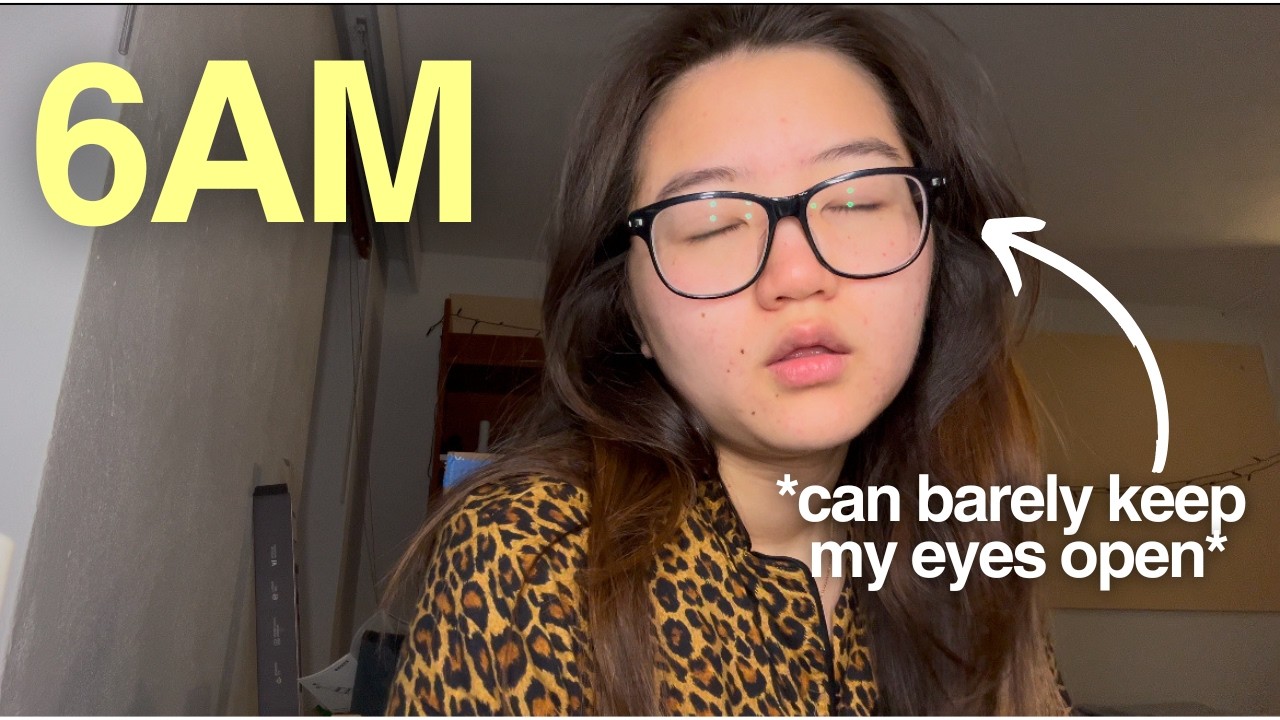 ATTEMPTING TO WAKE UP AT 6AM AND BE PRODUCTIVE - YouTube