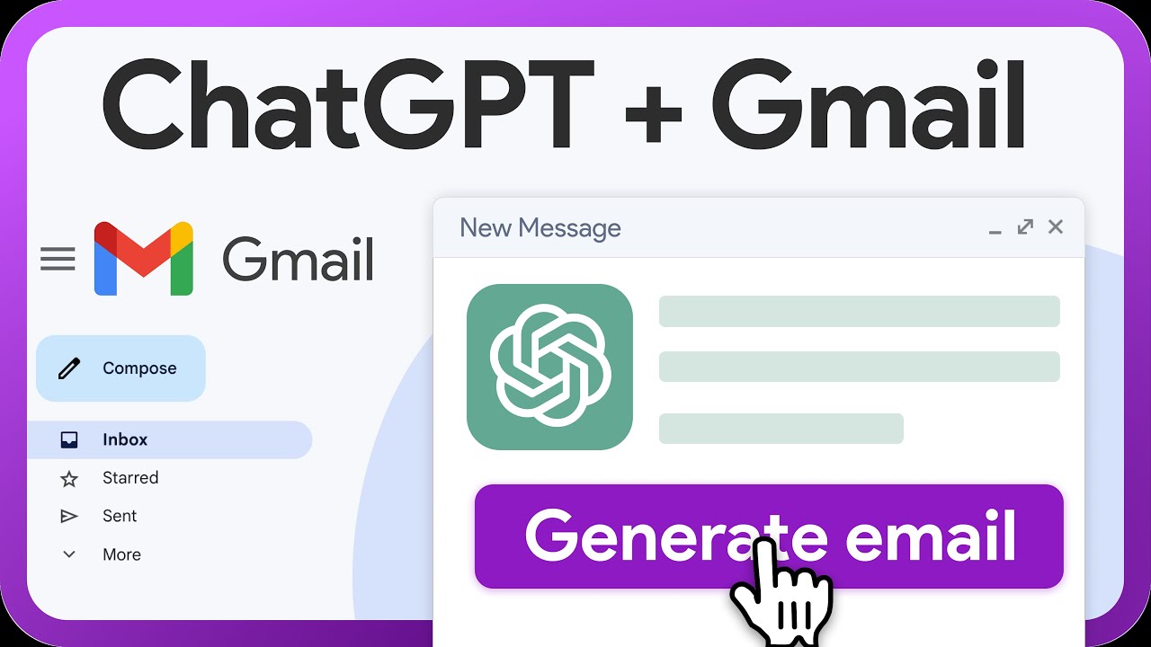 First prompt in Gmail with GPT Workspace - Chrome Extension - YouTube