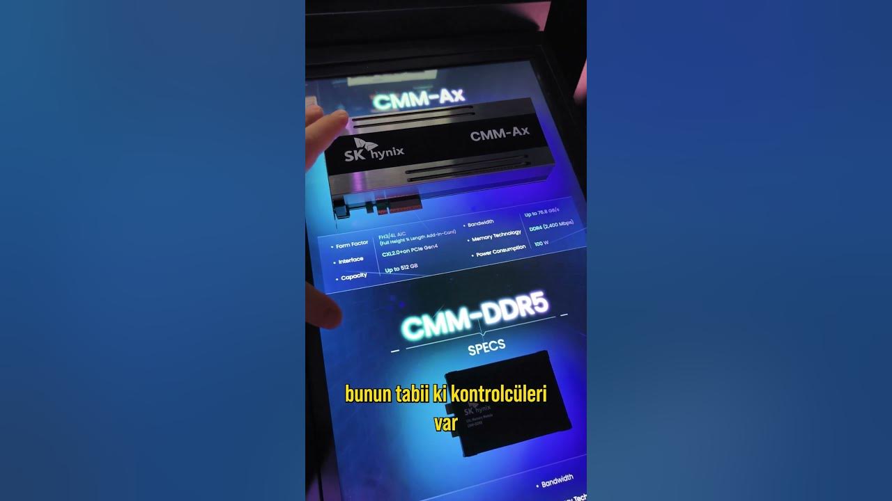512 GB'lık Bellek Modülü: SK Hynix CMM-Ax - CES 2025 #43 - YouTube