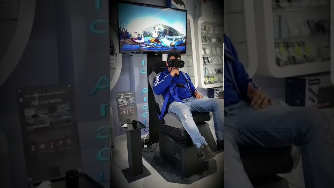 Gear VR with 4D motion chair Samsung - YouTube