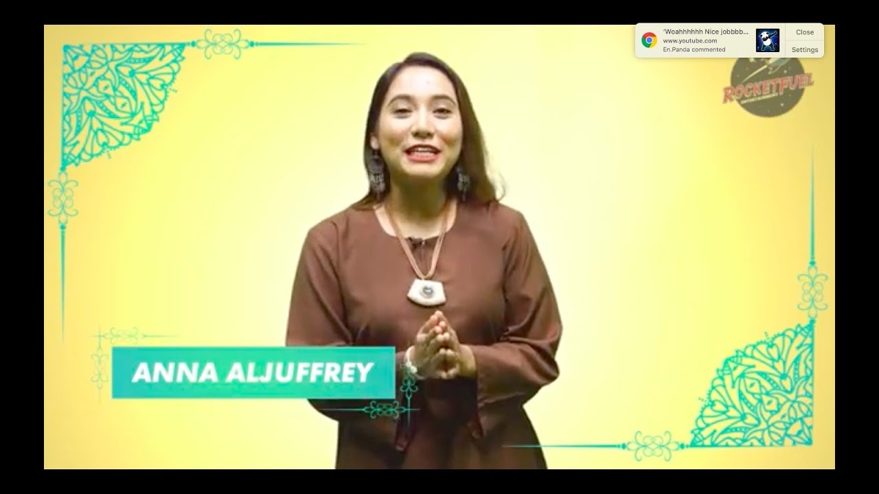 Salam Aidilfitri bersama Anna Aljuffrey - YouTube