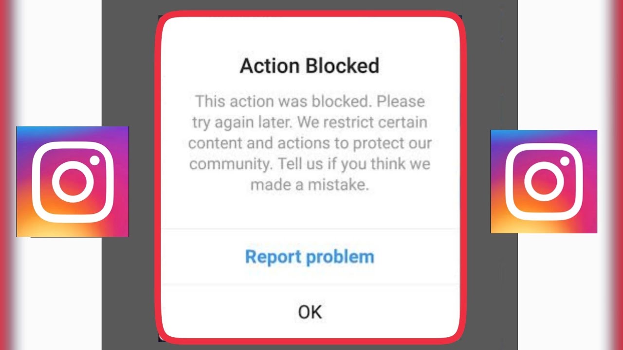 Fix Instagram Action Blocked | This action was blocked. Please try ...
