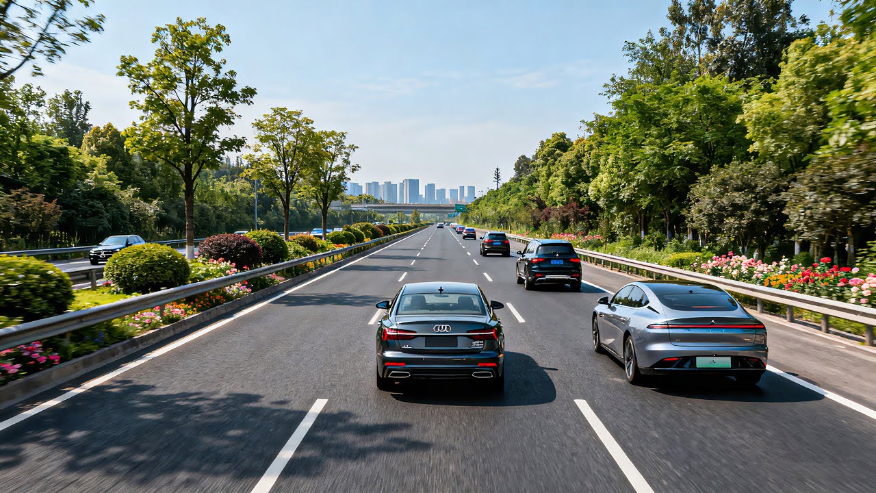 Driving in Chengdu, China - 4K HDR - Driving to a Traditional Ancient ...