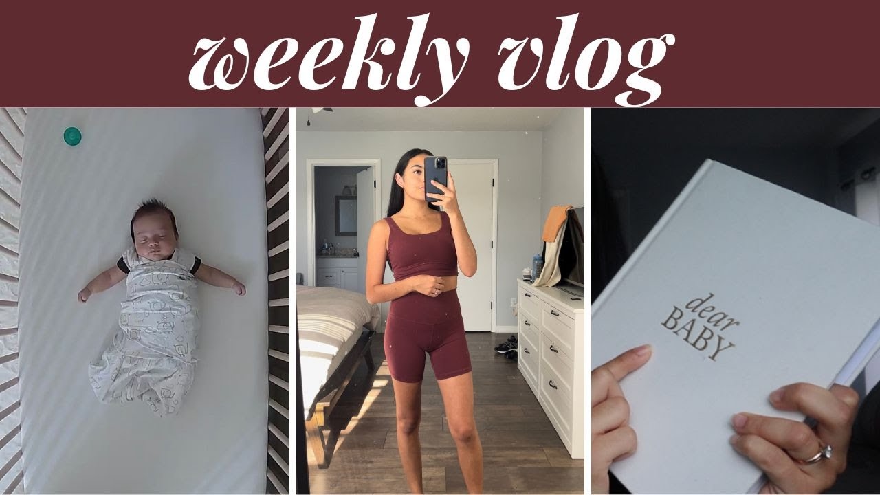 WEEKLY VLOG: STARTING MY NEWBORN ON A SLEEP SCHEDULE - YouTube