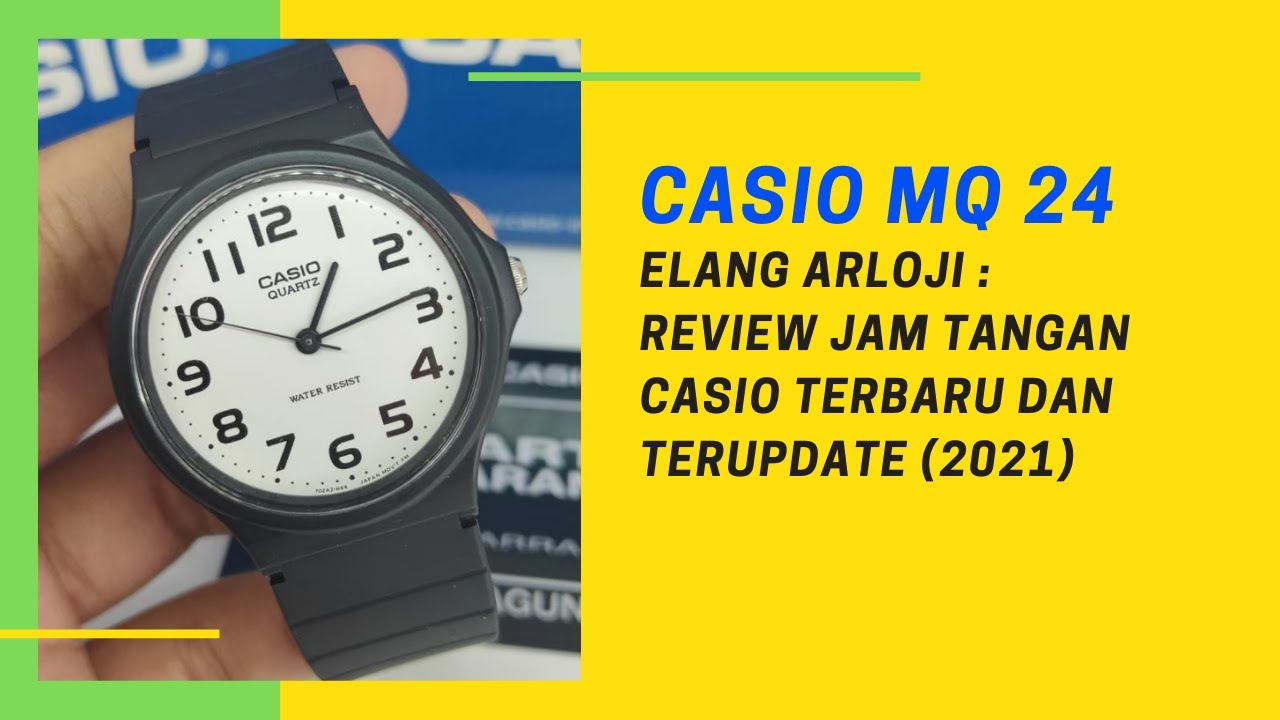 CASIO MQ 24 : REVIEW JAM TANGAN MURAH TERBARU (2021) - YouTube