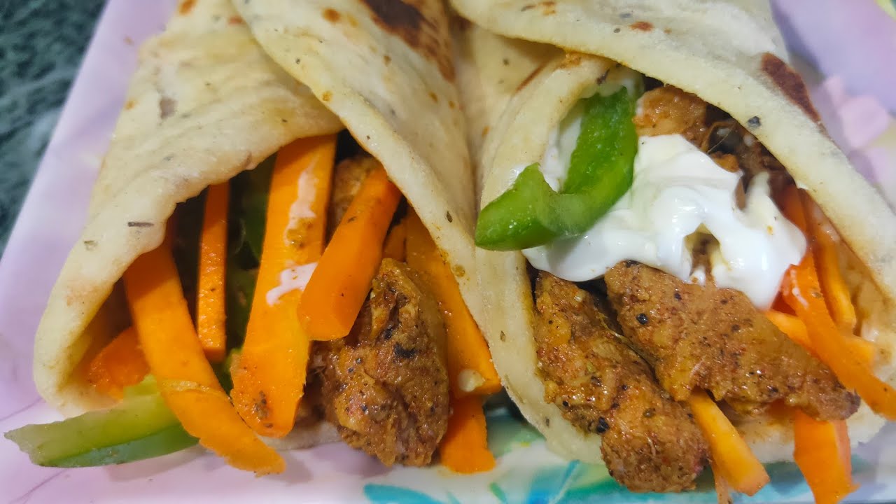 Shawarma at home...quick and easy process. - YouTube