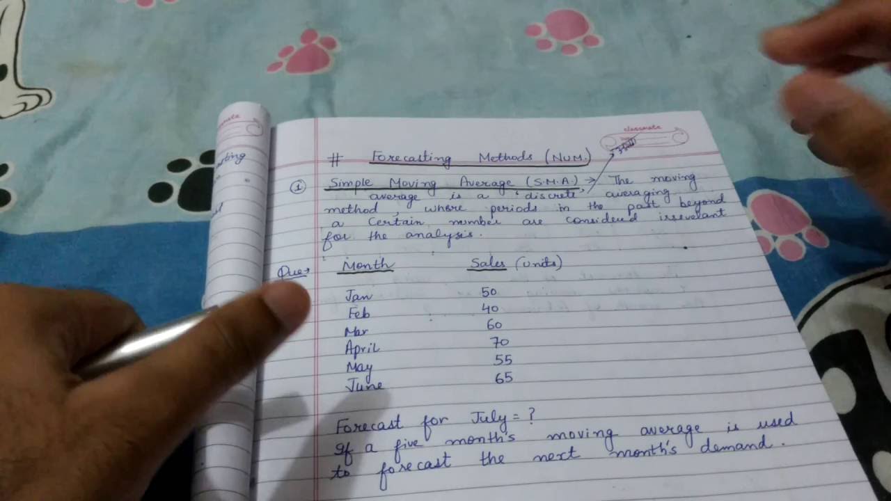 Hindi Forecasting Method s Numerical s Simple And Weighted Moving hindi-forecasting-method-s-numerical-s-simple-and-weighted-moving