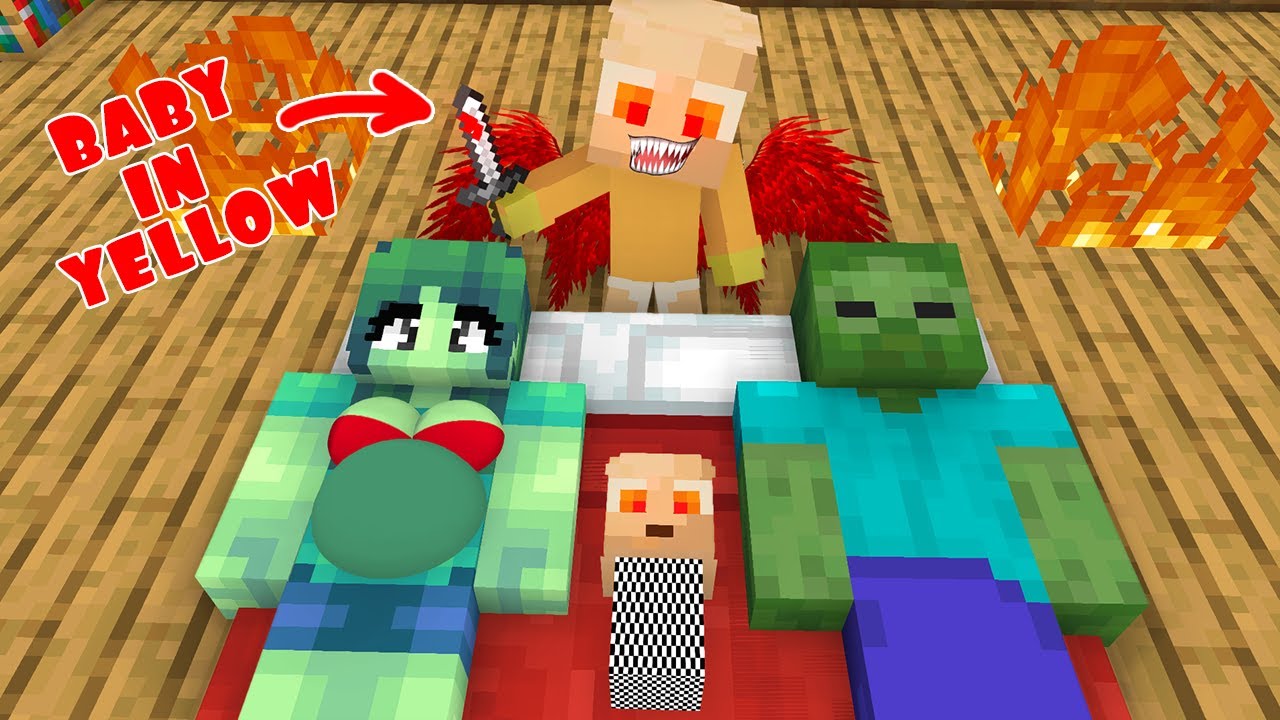 Monster School : Evil Baby In Yellow and Zombie Family - Horror Story ...