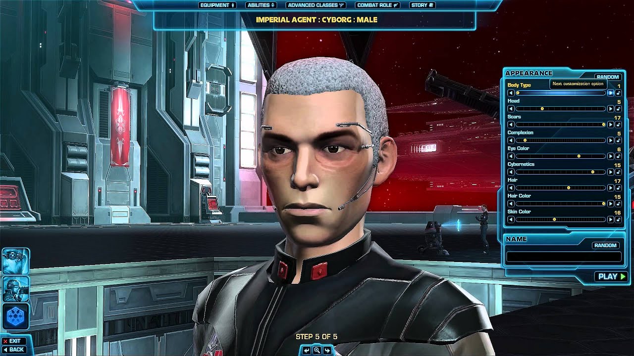 Star Wars The Old Republic - Character Creation part 1 - (Denonu Plays ...