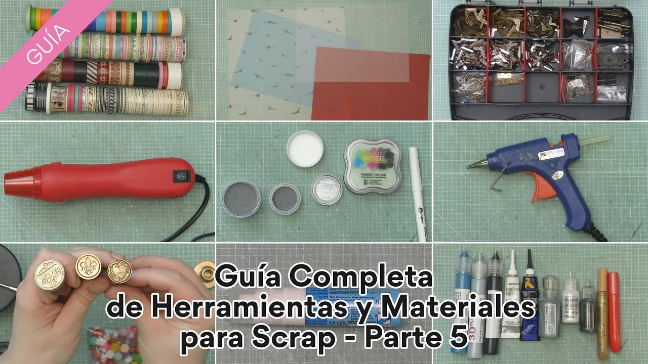 Guía DEFINITIVA de Herramientas y Materiales para Scrap 🤩📷 Parte 5 ...