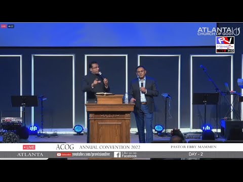 ATLANTA COG ANNUAL CONVENTION 2022 | 11 - 19 -2022 PASTOR EBBY MAMMEN ...