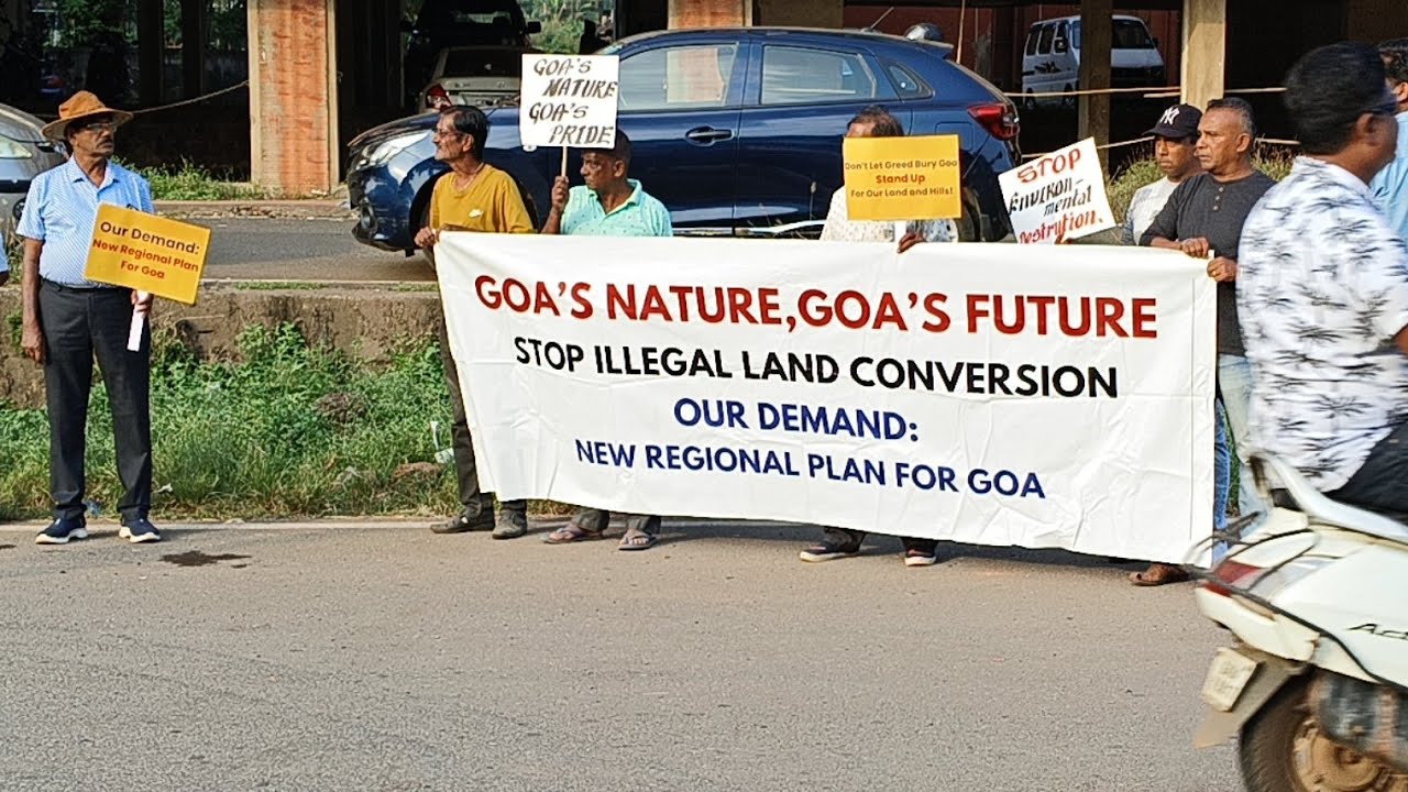 #regionalplan PROTEST AT OLD GOA - YouTube
