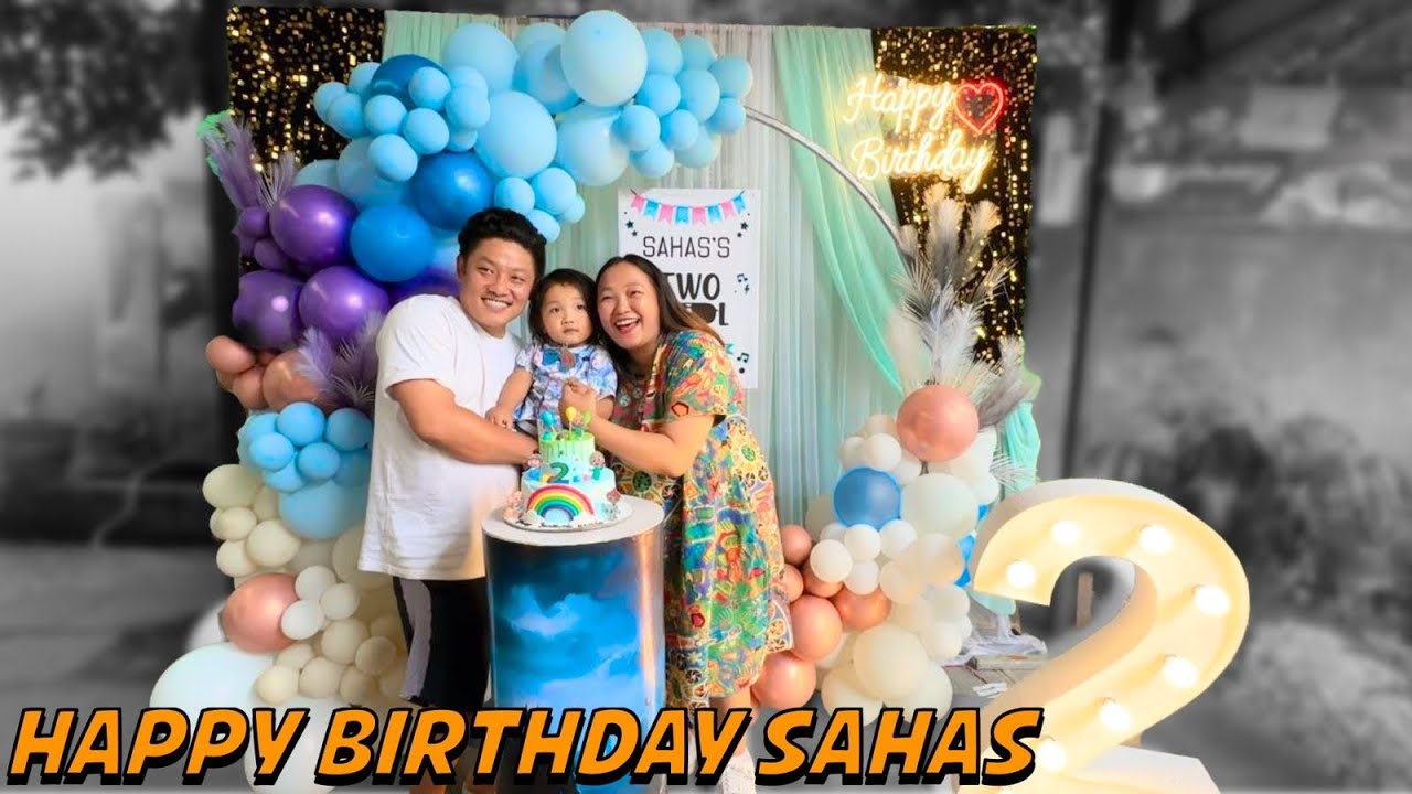 HAPPY 2ND BIRTHDAY SAHAS!!! - YouTube
