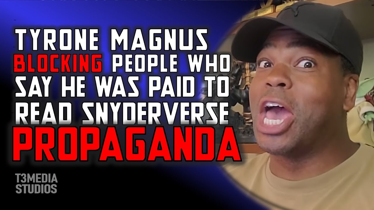 Tyrone Magnus BLOCKS People For Saying He Reads Snyderverse Propaganda ...